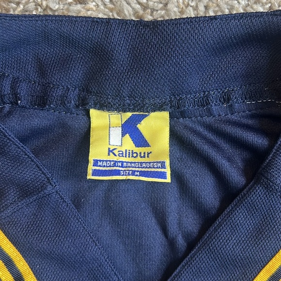 kalibur | Shirts | Vintage Kalibur Michigan Baseball Jersey Mens Size ...